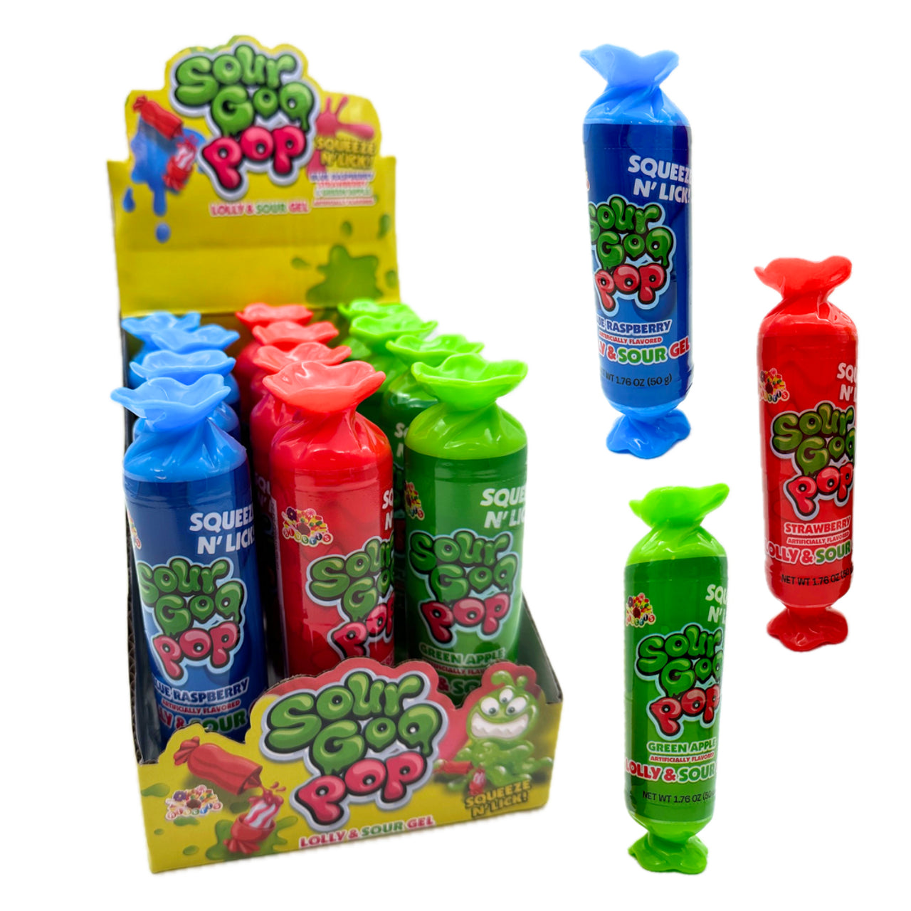 Alberts Sour Goo Pop 1.76oz | Montreal based exotic snacks chocolate ...