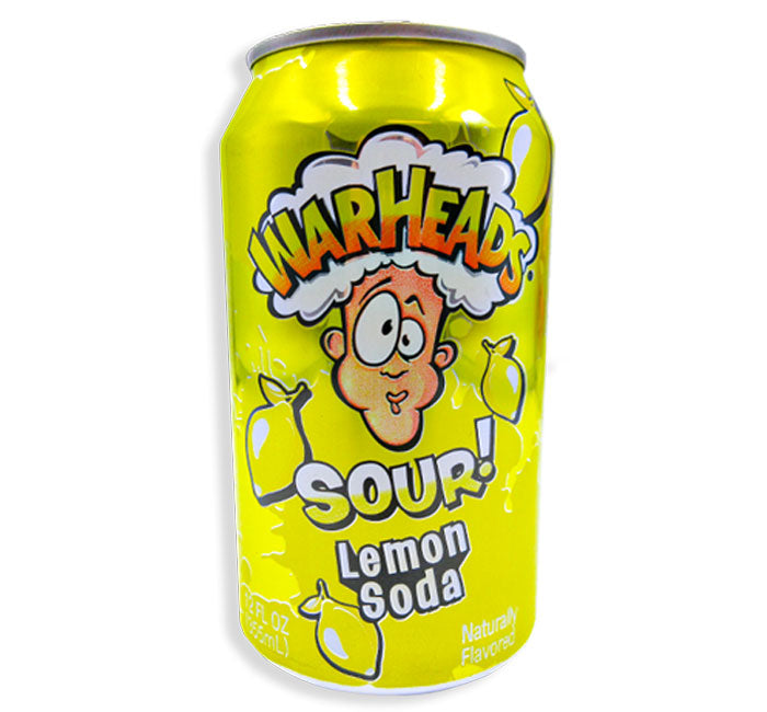Warheads Soda Lemon 355ml | Montreal based exotic snacks chocolate and ...